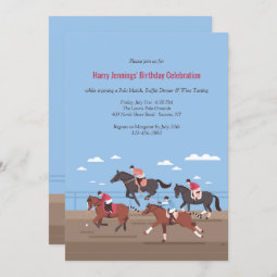 Polo Match Invitation | Zazzle