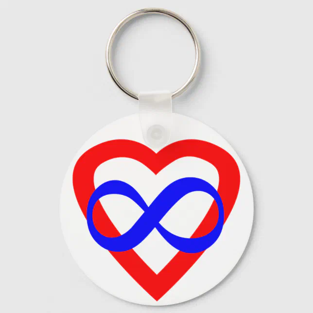 Polyamory symbol keychain | Zazzle