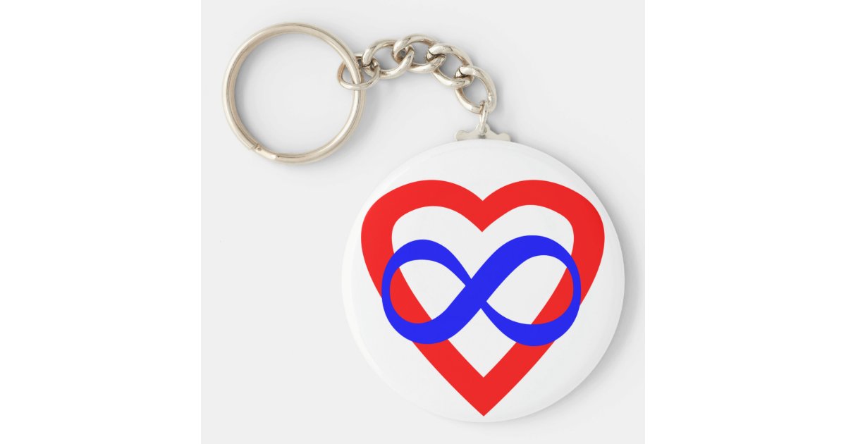 Polyamory symbol keychain | Zazzle.com