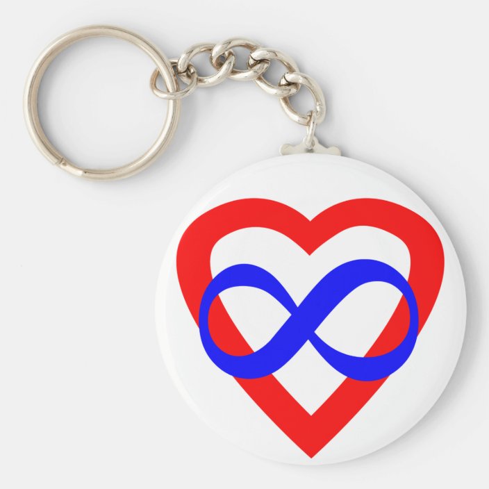 Polyamory symbol keychain | Zazzle.com