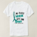 Polycystic Kidney Disease PKD Teal For Wife 37 T-Shirt | Zazzle