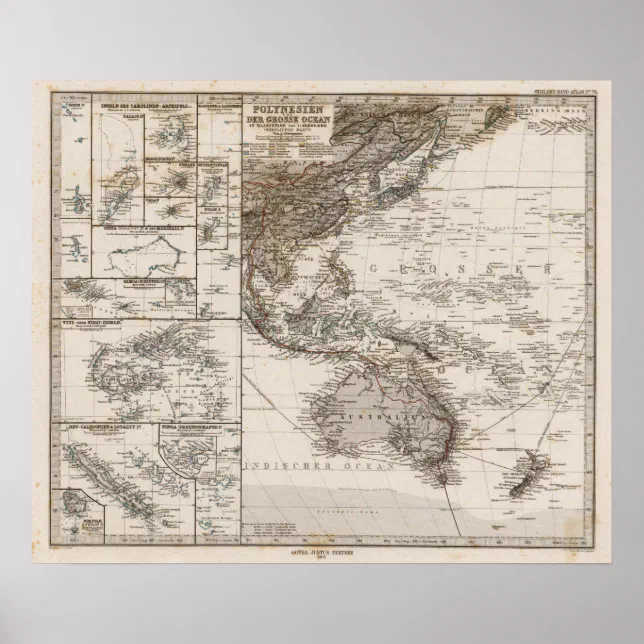 Polynesia Map Poster | Zazzle