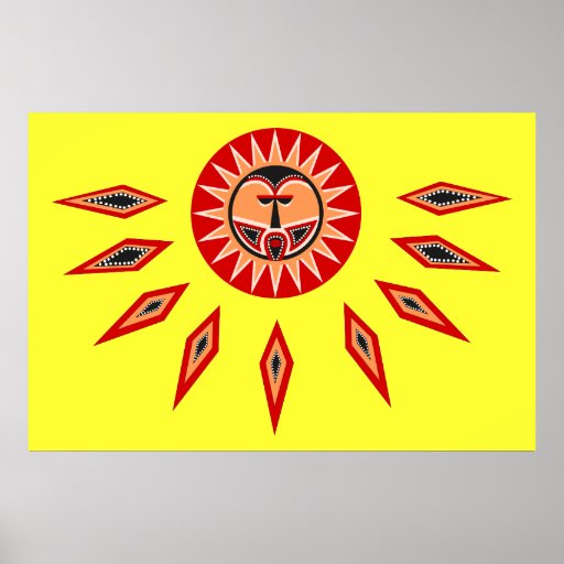 Polynesian Sun Poster | Zazzle