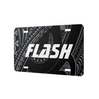 Polynesian Tribal Designed License Plate | Zazzle