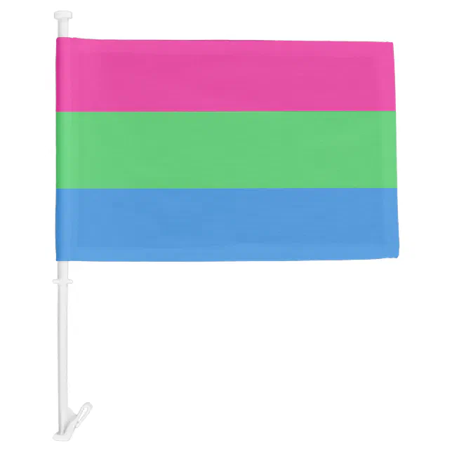 Polysexual Pride Car Flag | Zazzle