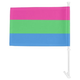 Polysexual Pride Car Flag | Zazzle