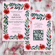 Pomegranates Custom B'nai Bat Bar Mitzvah QR Code Invitation | Zazzle