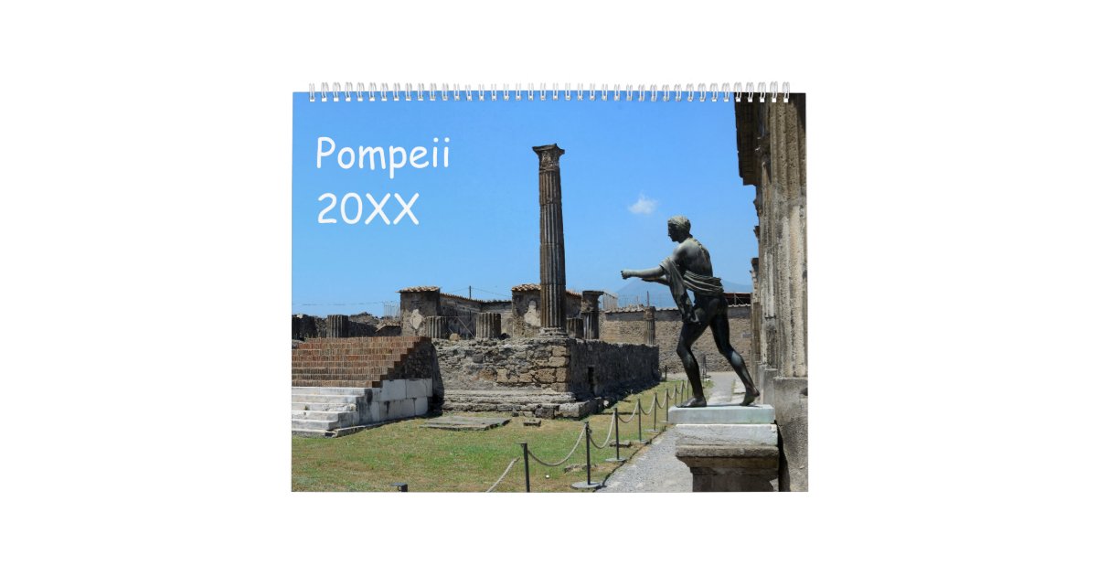 Pompeii, Italy Calendar | Zazzle