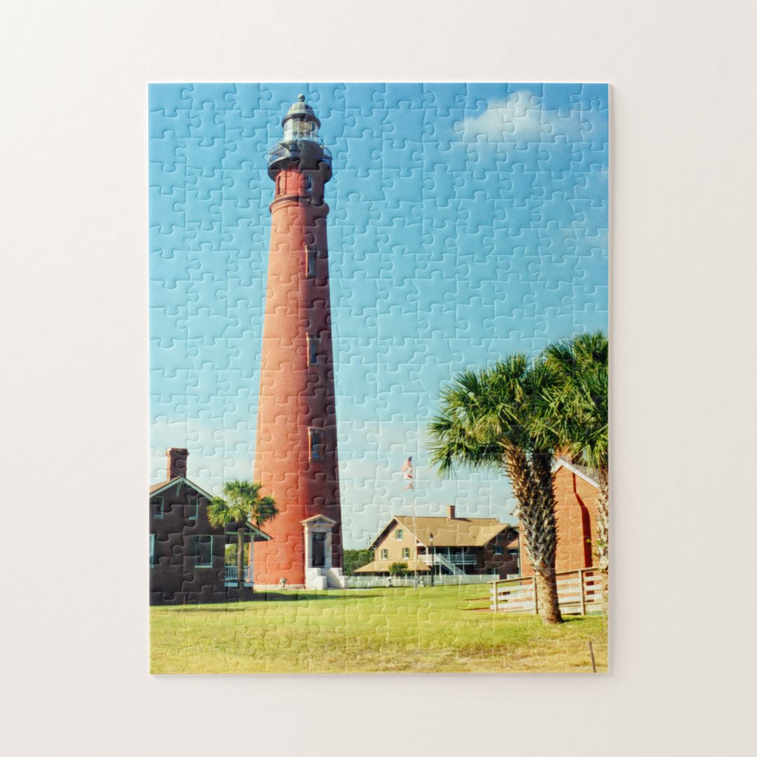 Ponce Inlet Lighthouse, Florida Jigsaw Puzzle | Zazzle