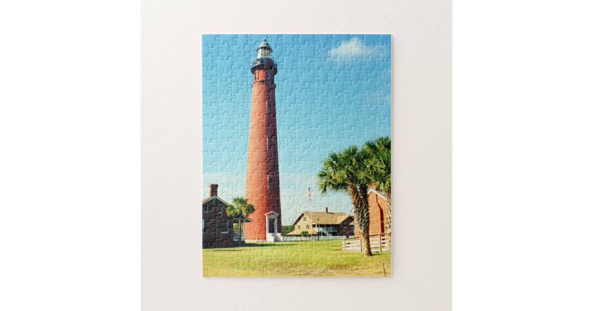 Ponce Inlet Lighthouse, Florida Jigsaw Puzzle | Zazzle