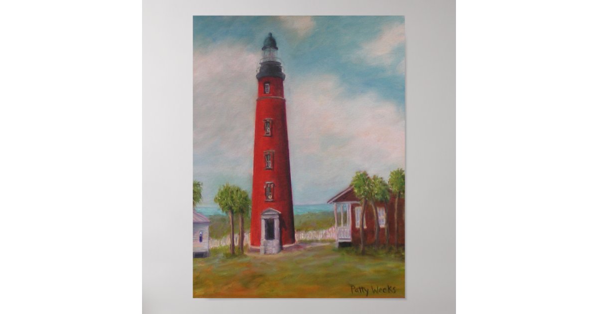 PONCE INLET LIGHTHOUSE POSTER | Zazzle