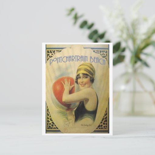 Pontchartrain Beach Poster Card | Zazzle