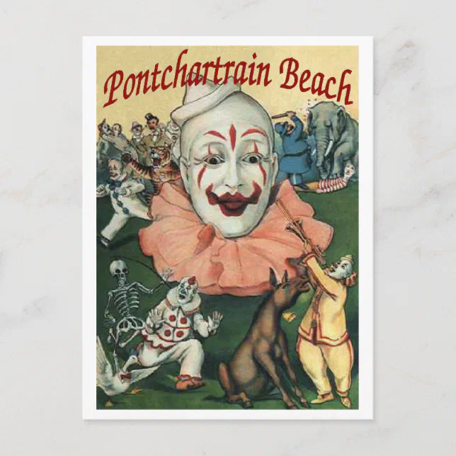 Pontchartrain Beach Poster Postcard | Zazzle