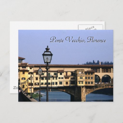 Ponte Vecchio, Florence | Postcard | Zazzle