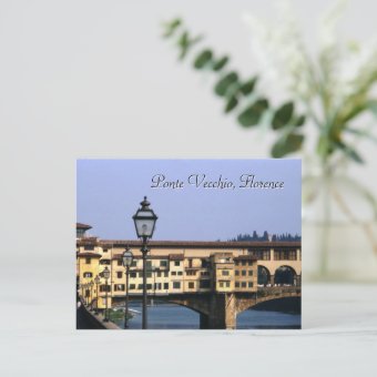 Ponte Vecchio, Florence | Postcard | Zazzle