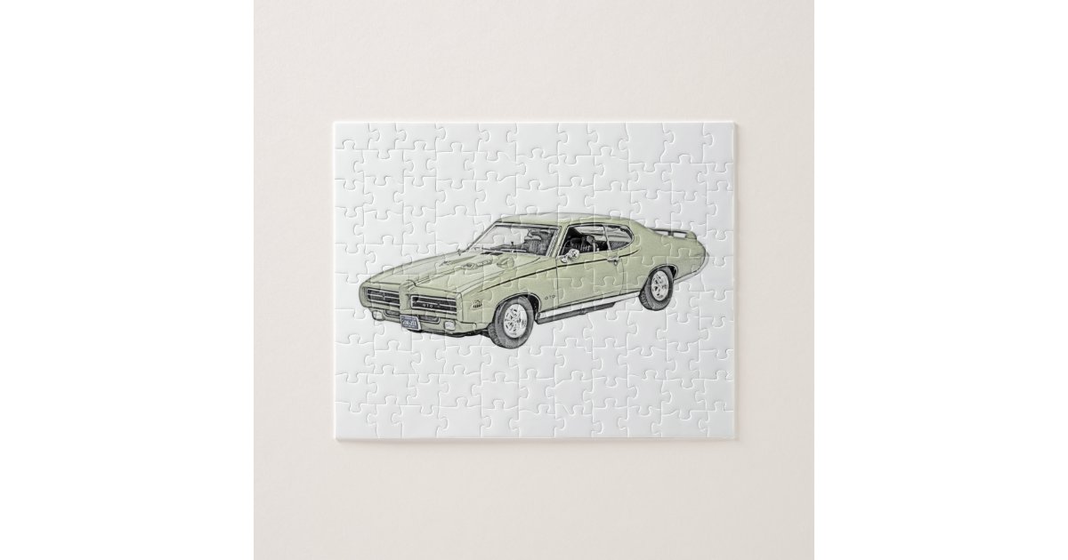 Pontiac GTO 1969 Judge Jigsaw Puzzle | Zazzle