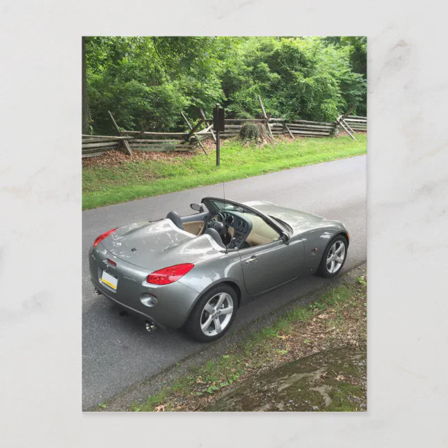 Pontiac Solstice Postcard | Zazzle