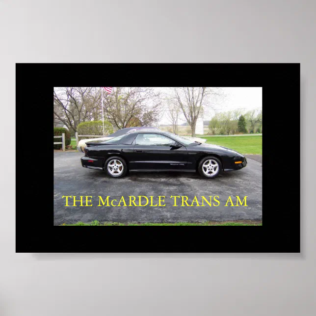 PONTIAC TRANS AM POSTER | Zazzle
