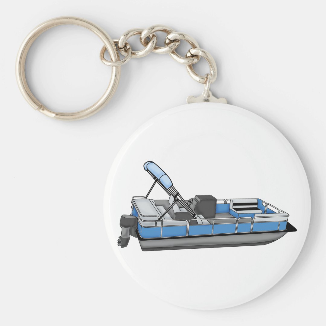 pontoon fun keychain | Zazzle