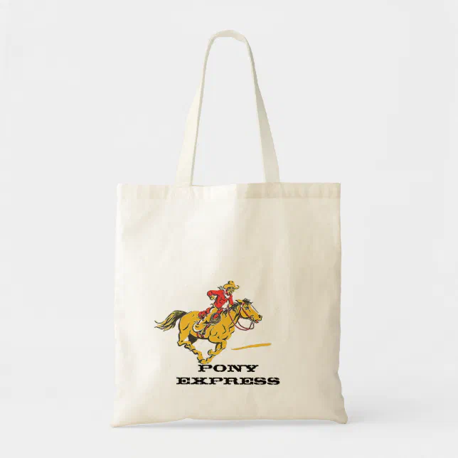 Pony Express Fashionable Mail Tote Sack Bags | Zazzle