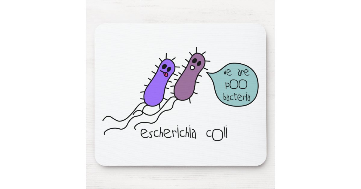 Poo Bacteria Mouse Pad | Zazzle