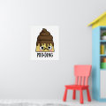 Poo-ding Funny Poop Pudding Pun Poster | Zazzle