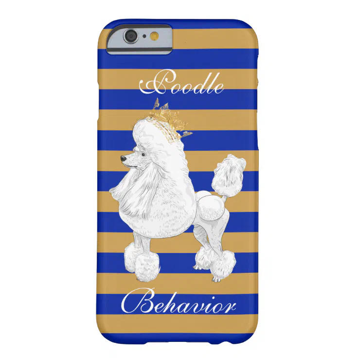 Poodle Behavior iPhone Case | Zazzle