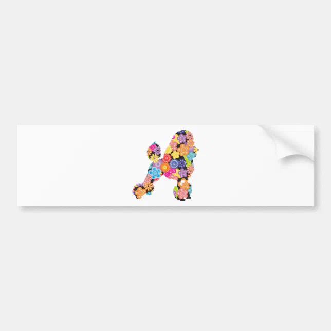 Poodle Bumper Sticker | Zazzle