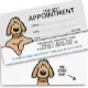 Poodle Doodle Dog Pet Care Appointment Reminder Business Card | Zazzle