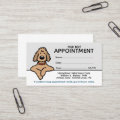 Poodle Doodle Dog Pet Care Appointment Reminder Business Card | Zazzle