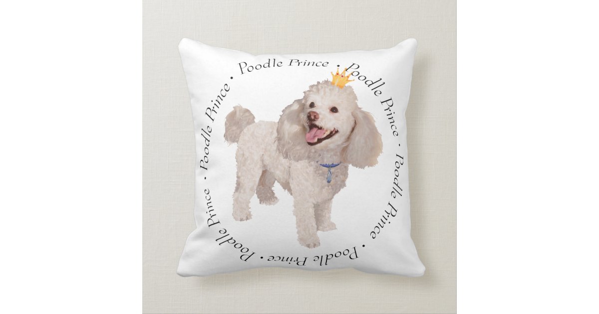 Poodle Throw Pillow | Zazzle.com
