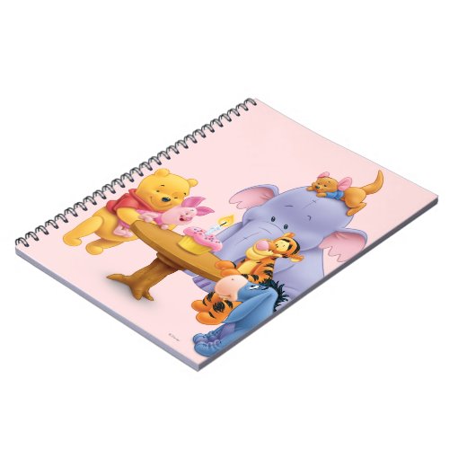 Pooh & Friends Birthday Notebook | Zazzle