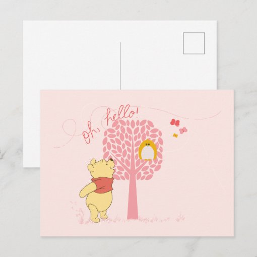 Pooh Outdoors - Oh, Hello! Postcard | Zazzle