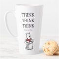 Pooh | Think Think Think Quote 2 Latte Mug | Zazzle