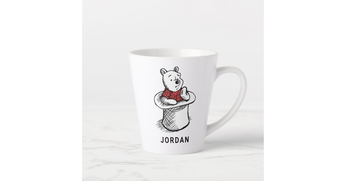 Pooh | Think Think Think Quote 4 Latte Mug | Zazzle