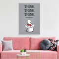 Pooh | Think Think Think Quote Canvas Print | Zazzle