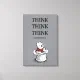 Pooh | Think Think Think Quote Canvas Print | Zazzle