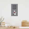 Pooh | Think Think Think Quote Poster | Zazzle