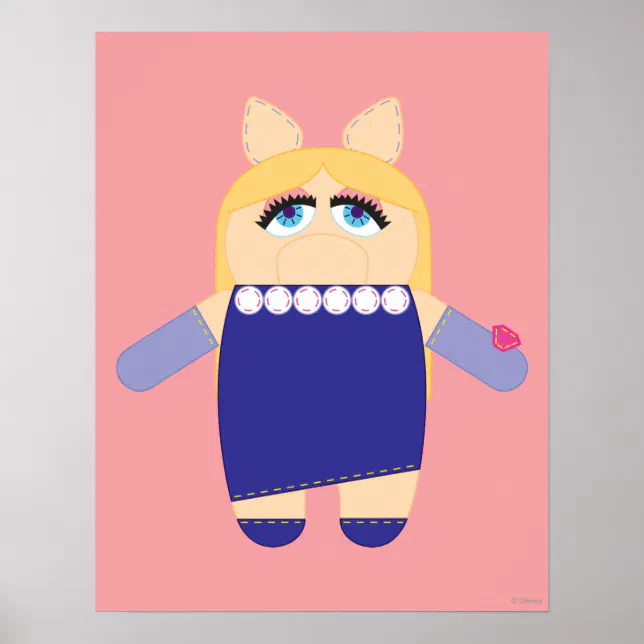 Pook-a-Looz Miss Piggy Poster | Zazzle