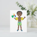 Pool Ball Boy Postcard | Zazzle