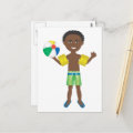 Pool Ball Boy Postcard | Zazzle