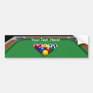 Pool Table Stickers | Zazzle