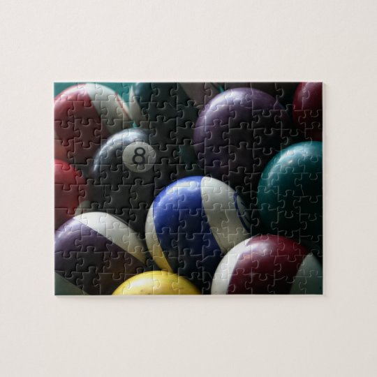 Pool Balls Puzzle Unique gift idea billiards gifts | Zazzle.com