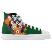 Pool Billiard Balls High-Top Sneakers | Zazzle