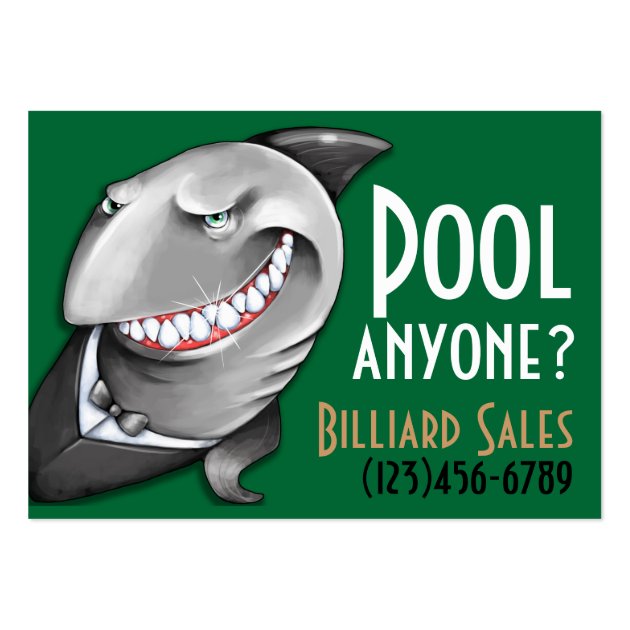 Pool.Billiards.Cards.Poker.Bar.Night club.Tables Business Card Template