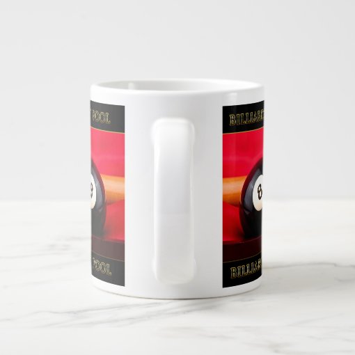 POOL/BILLIARDS MULTI-PURPOSE JUMBO MUG | Zazzle