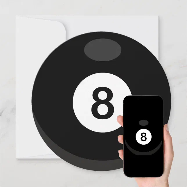 Pool Billiards Theme Party Invitation | Zazzle