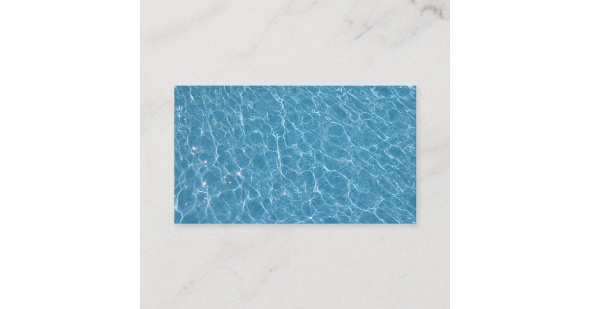Pool Business Cards | Zazzle