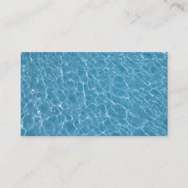 Pool Business Cards | Zazzle