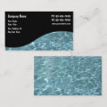 Pool Business Cards | Zazzle